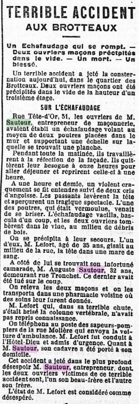 LEFAURE François (1862–1904) – Annuaire des migrants maçons de la Creuse